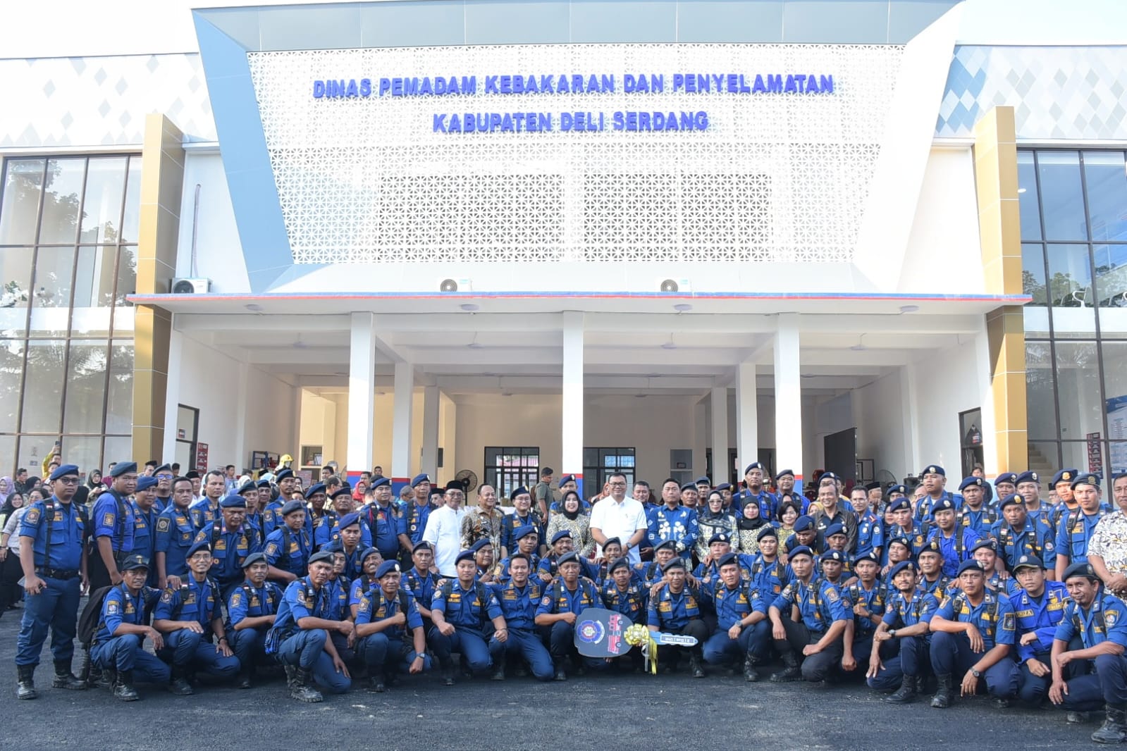 Genap Setahun Memimpin, Bupati Deli Serdang Resmikan Kantor Baru Damkar ...